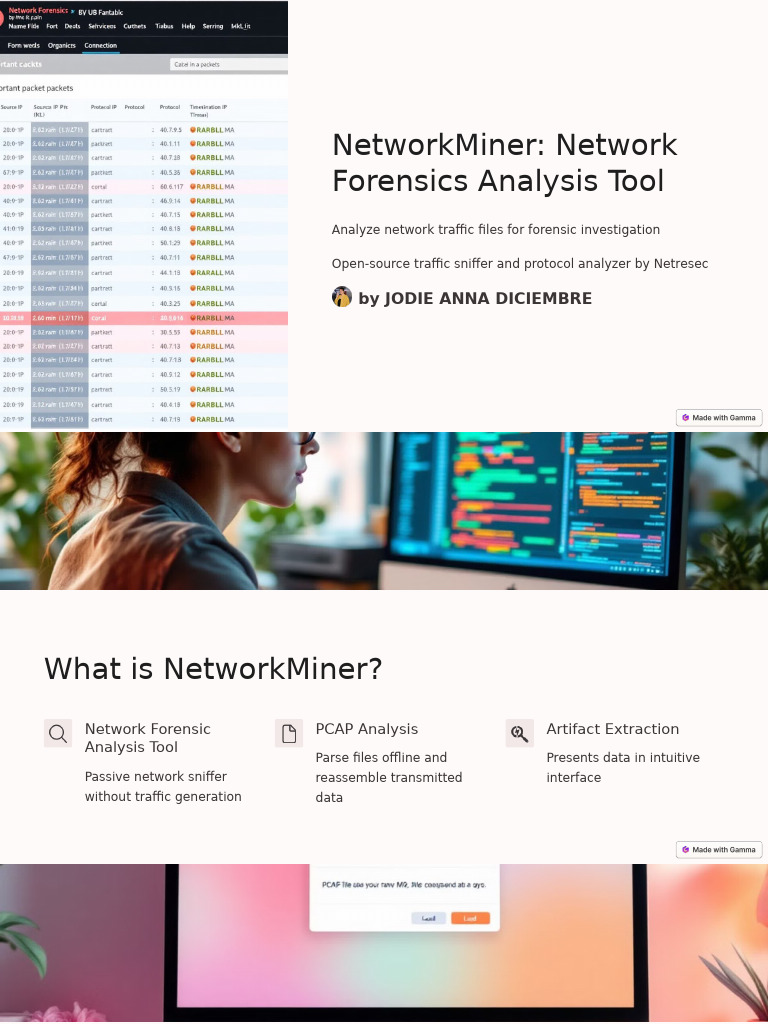NetworkMiner Network Forensics Analysis Tool | PDF | Computer Network | Cyberspace
