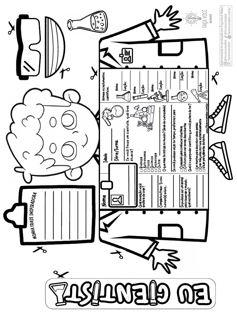 Cientista - Lapbook Meninos | PDF