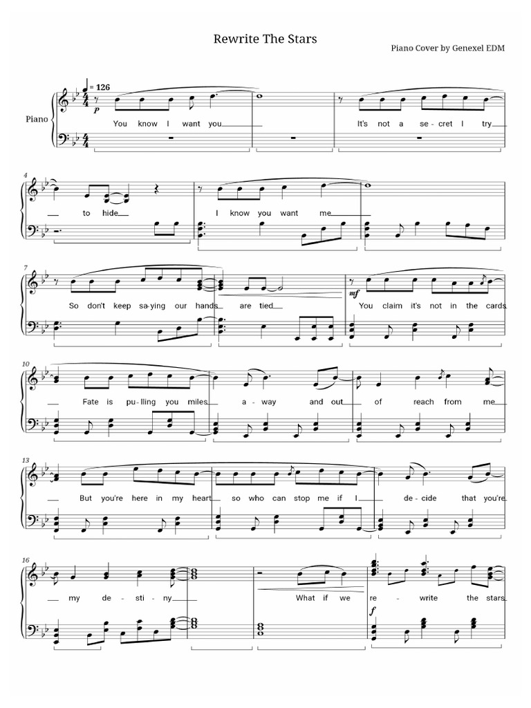 Rewrite The Stars | PDF