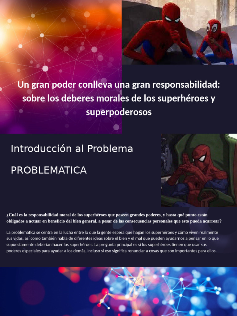 Un Gran Poder Conlleva Una Gran Responsabilidad | PDF | Comunicación