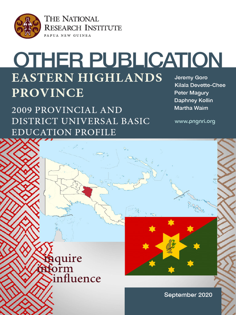 2009 Provincial and District Universal Basic Education Profile EHP2 ...