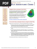 How To Find or Calculate The Mean Aerodynamic Chord (MAC) of A Wing ...