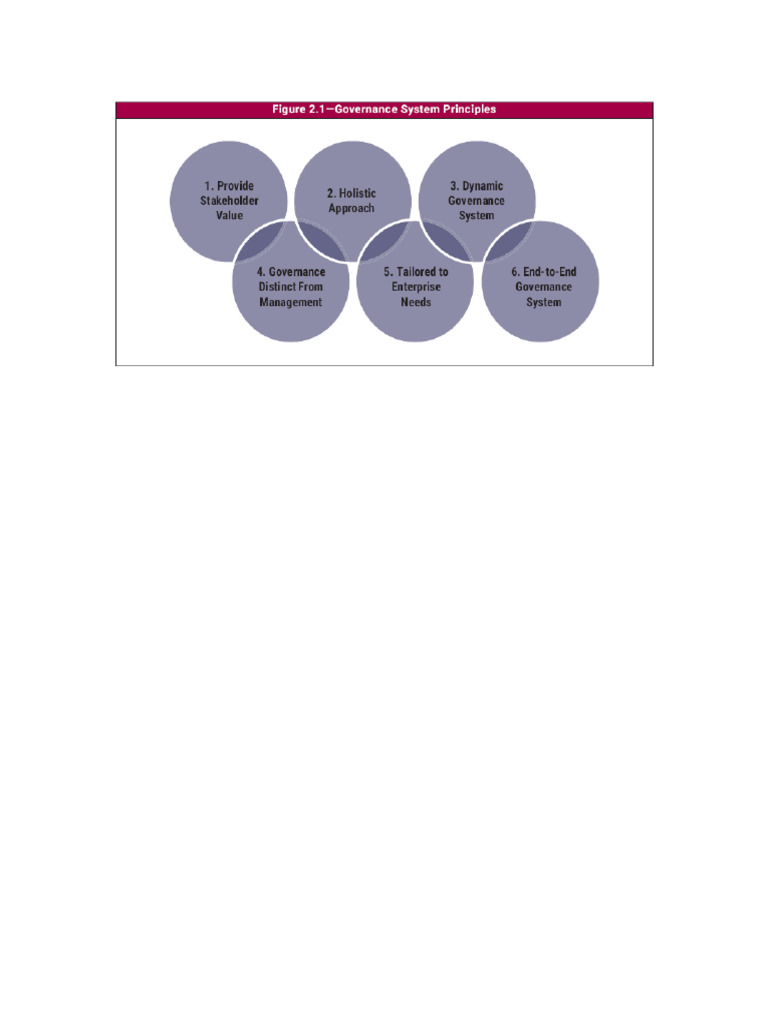 COBIT Governance System Principles | PDF