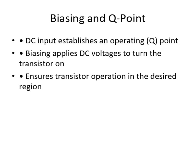 Pages From BJT Biasing Presentation-4 | PDF