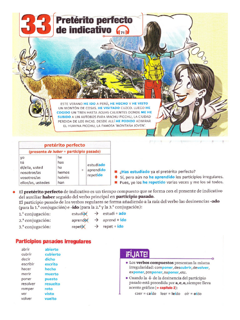 Pretérito Perfecto | PDF