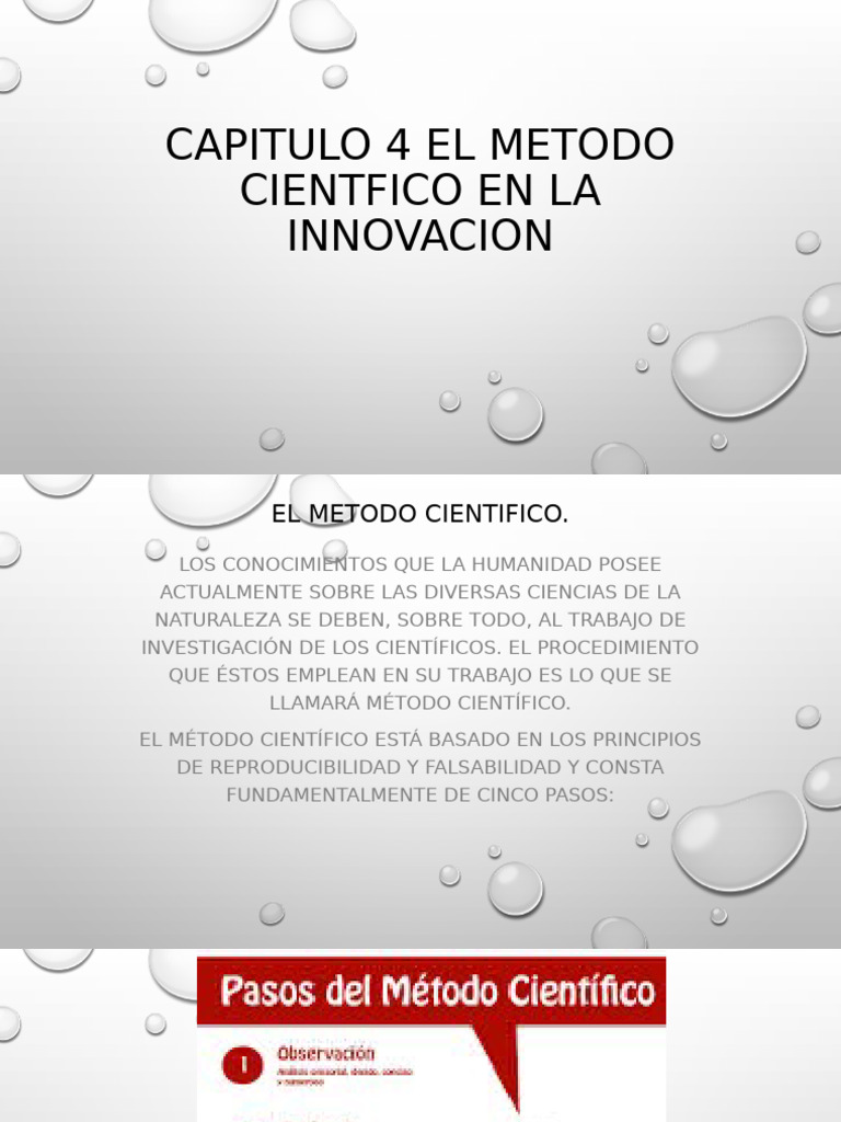 Método Científico y su Innovación | PDF | Método científico | Hipótesis
