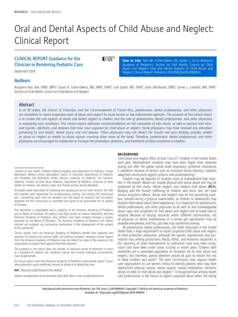 Child Abuse & Neglect (Self Study) | PDF | Child Abuse | Sexually ...