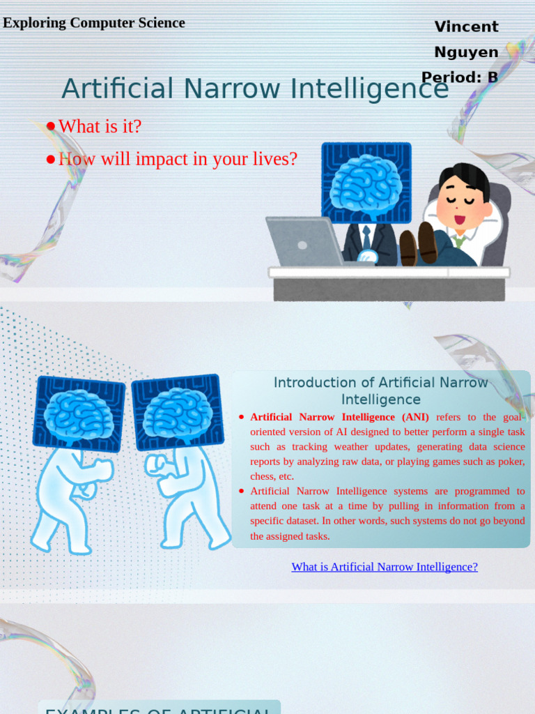 Understanding Artificial Narrow Intelligence | PDF | Artificial ...
