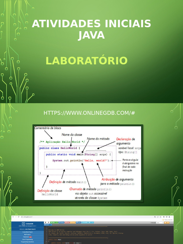 Atividades iniciais JAVA | PDF