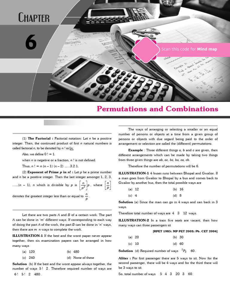 JM Sample Chp | PDF | Integer | Permutation