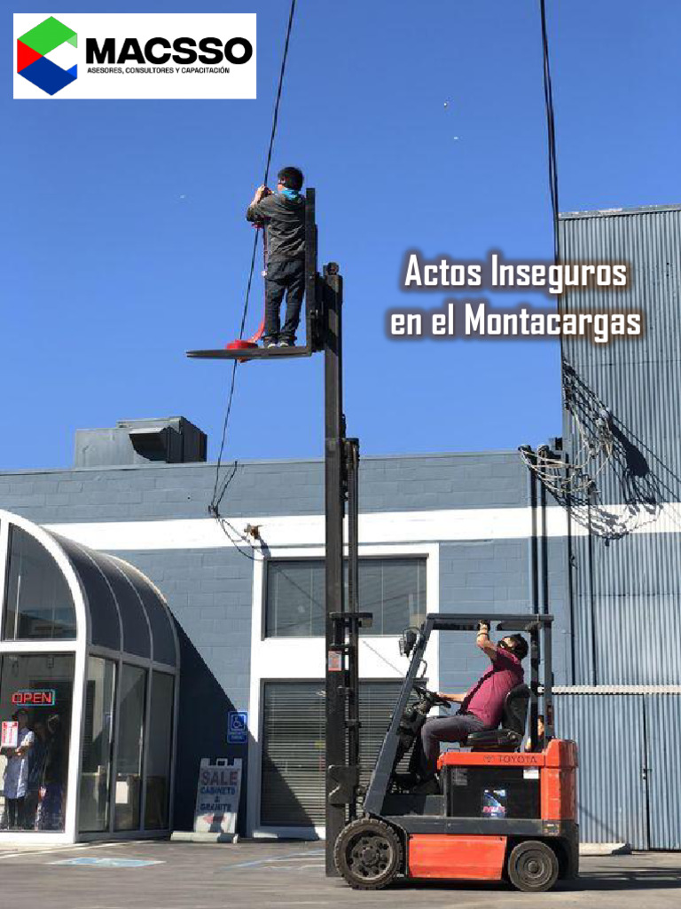 Actos Inseguros En Montacargas Pdf