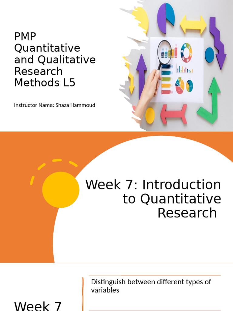 Quantitative Research Methods Overview | PDF | Level Of Measurement ...