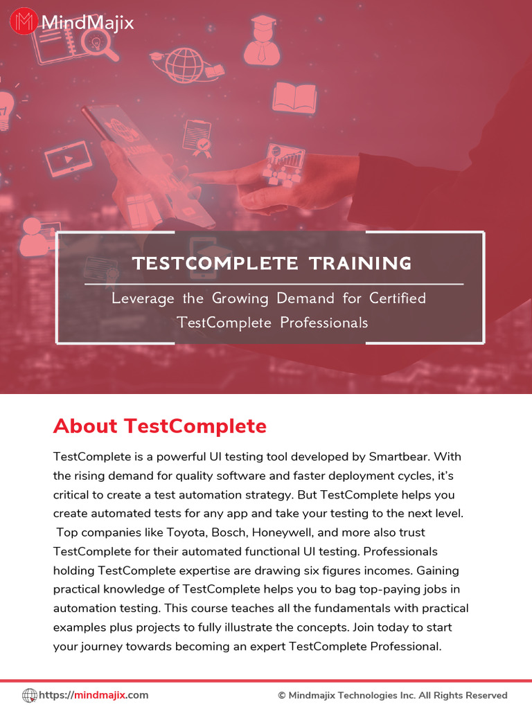 TestComplete Course Curriculum - Mindmajix - 250404 - 210435 | PDF ...