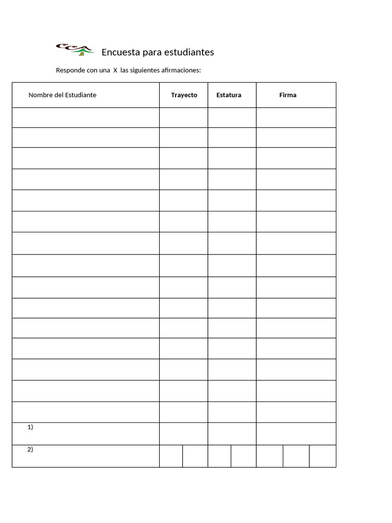 Encuesta Estudiantil: Datos y Opiniones | PDF