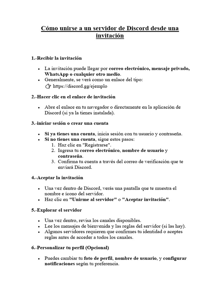 Tutorial Discord 2025 | PDF