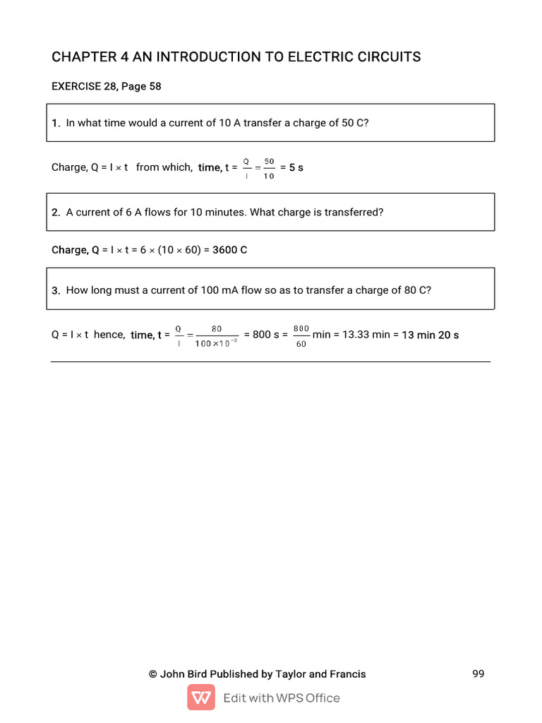 5. ECT&T 7th Ed Chap 4 Sols | PDF