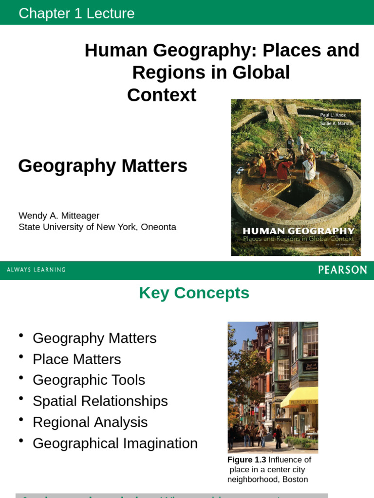 Chapter 1 Geography Matters | PDF | Geographic Information System | Map