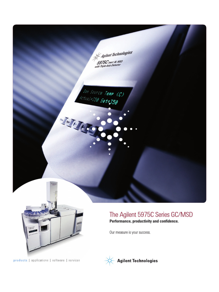 Agilent 5975C GC/MSD Performance Overview | PDF | Gas Chromatography ...