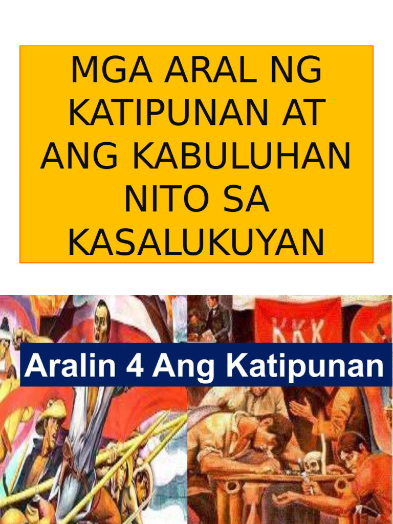 Mga Aral NG Katipunan | PDF