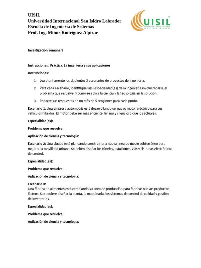 Tarea - Semana 3 | PDF
