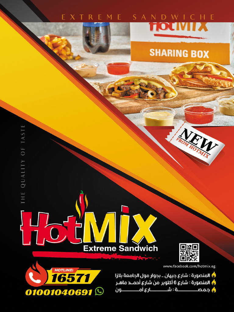 Menu Hotmix | PDF