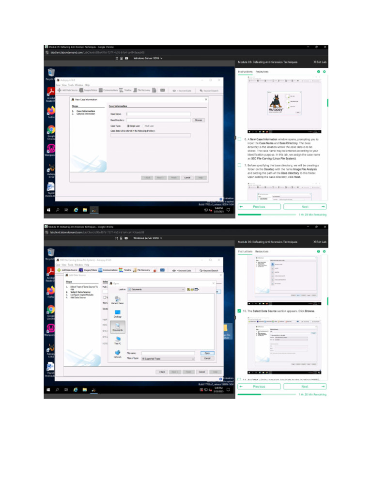 Module 05 Defeating Anti-Forensics Techniques | PDF
