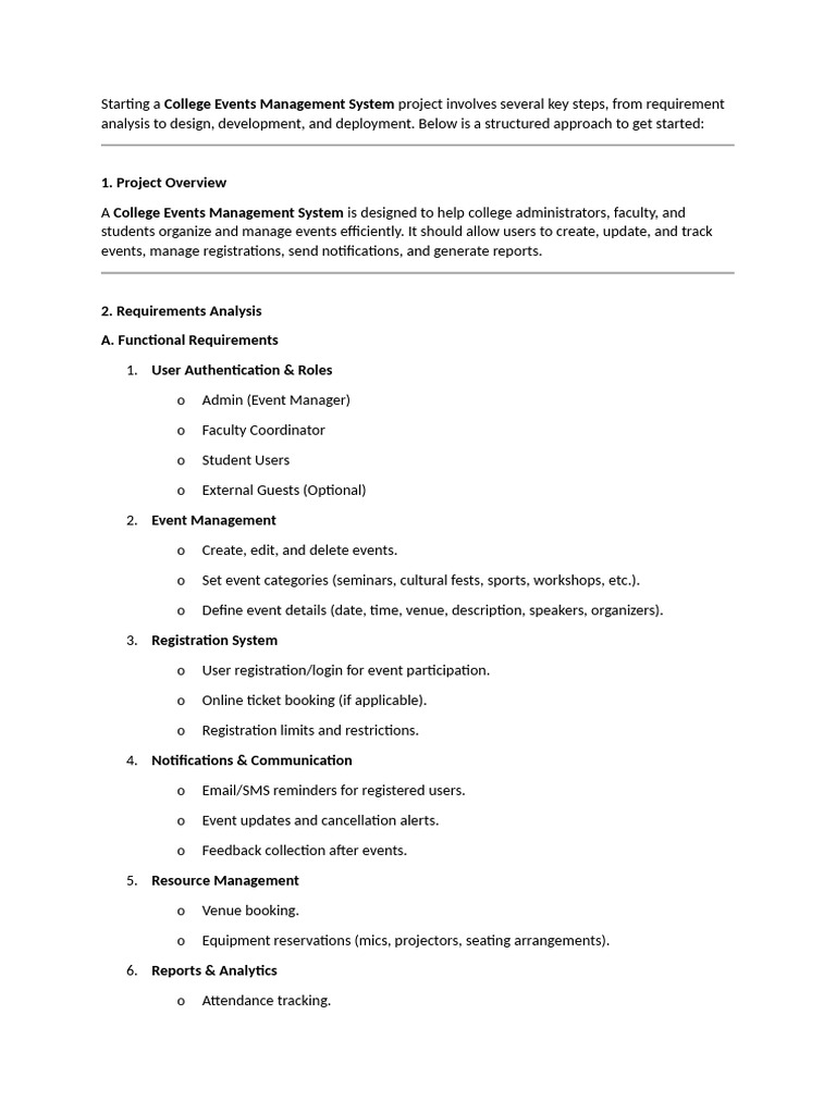 College Events Management 1 | PDF | Databases | Postgre Sql