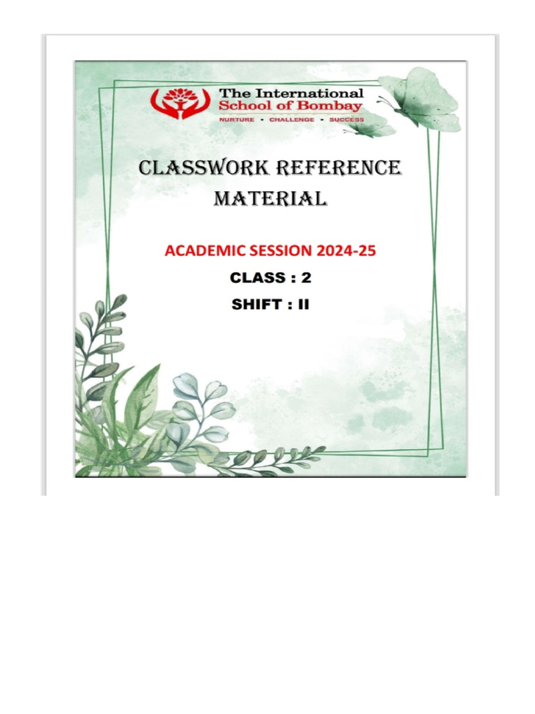 Reference Material Class 2 | PDF