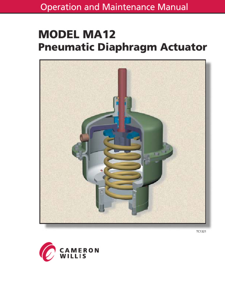 Actuator MTM ถังลม | PDF | Valve | Nut (Hardware)