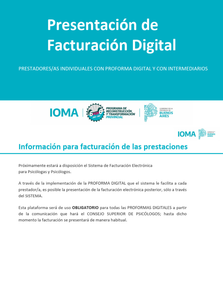 Facturación Electrónica para Psicólogos | PDF | Factura