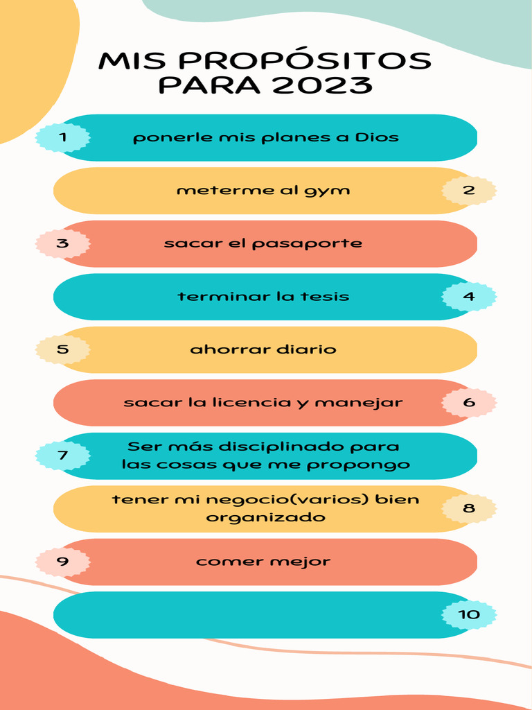 Propósitos Año Nuevo | PDF