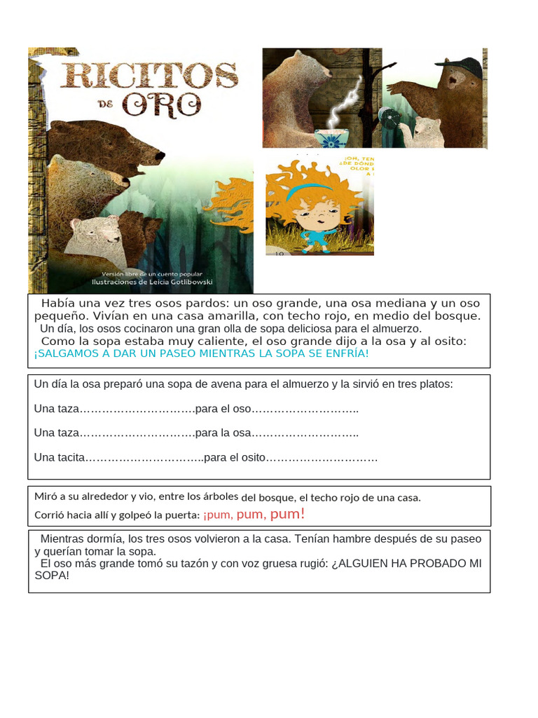 Plancha Ricitos | PDF