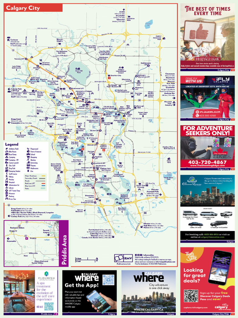 Calgary Map 2022 | PDF