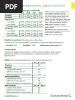 July 2025 ODSP and OW Rates and OCB Final | PDF | Government Finances ...