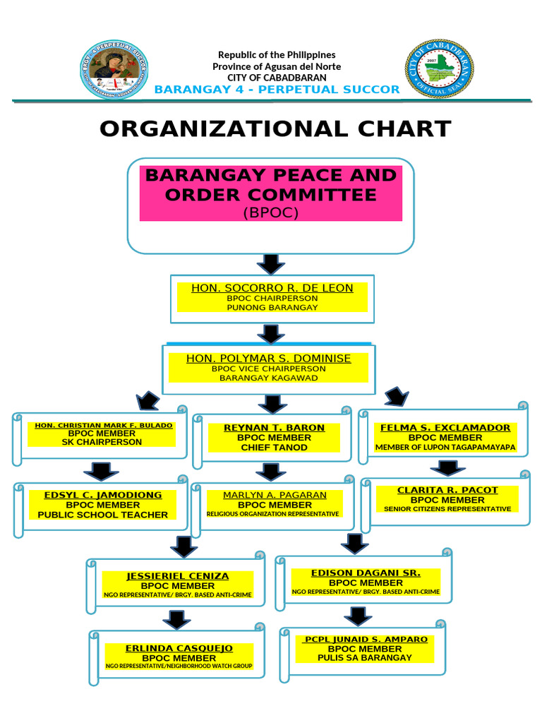 Bpoc-Organizational-Chart 2024 | PDF