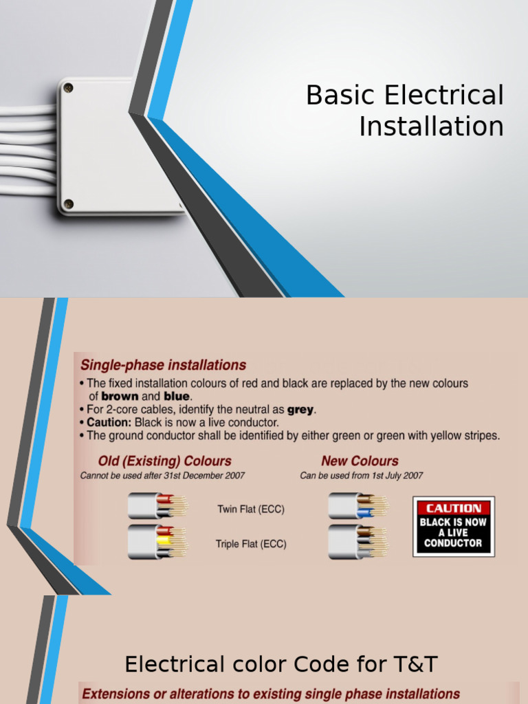Basic Electrical Installation | PDF