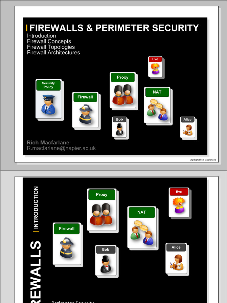 Lecture 4 Firewalls Iv3 | PDF | Proxy Server | Firewall (Computing)