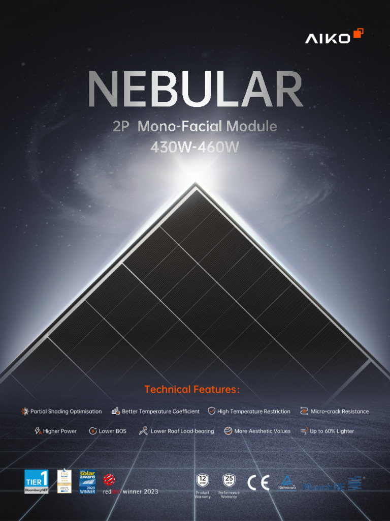 AIKO Solar Panel Specifications & Warranty | PDF | Electronic Engineering | Electrical Equipment