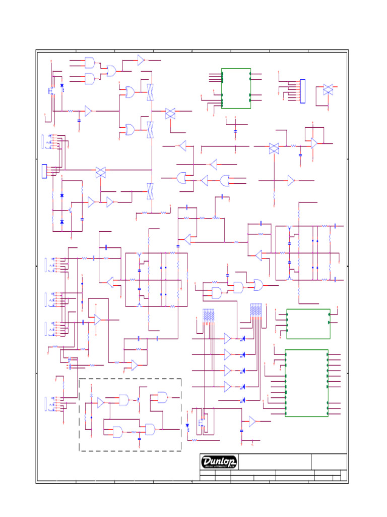Dunlop DCR-1SR Schematic Overview | PDF
