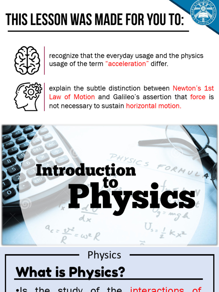 Module 8 - Motion | PDF | Force | Acceleration