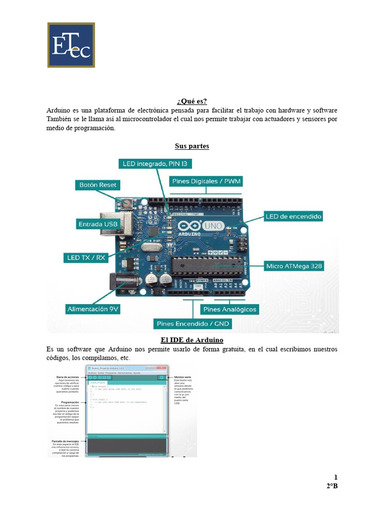 Resumen arduino | PDF | Arduino | Sensor