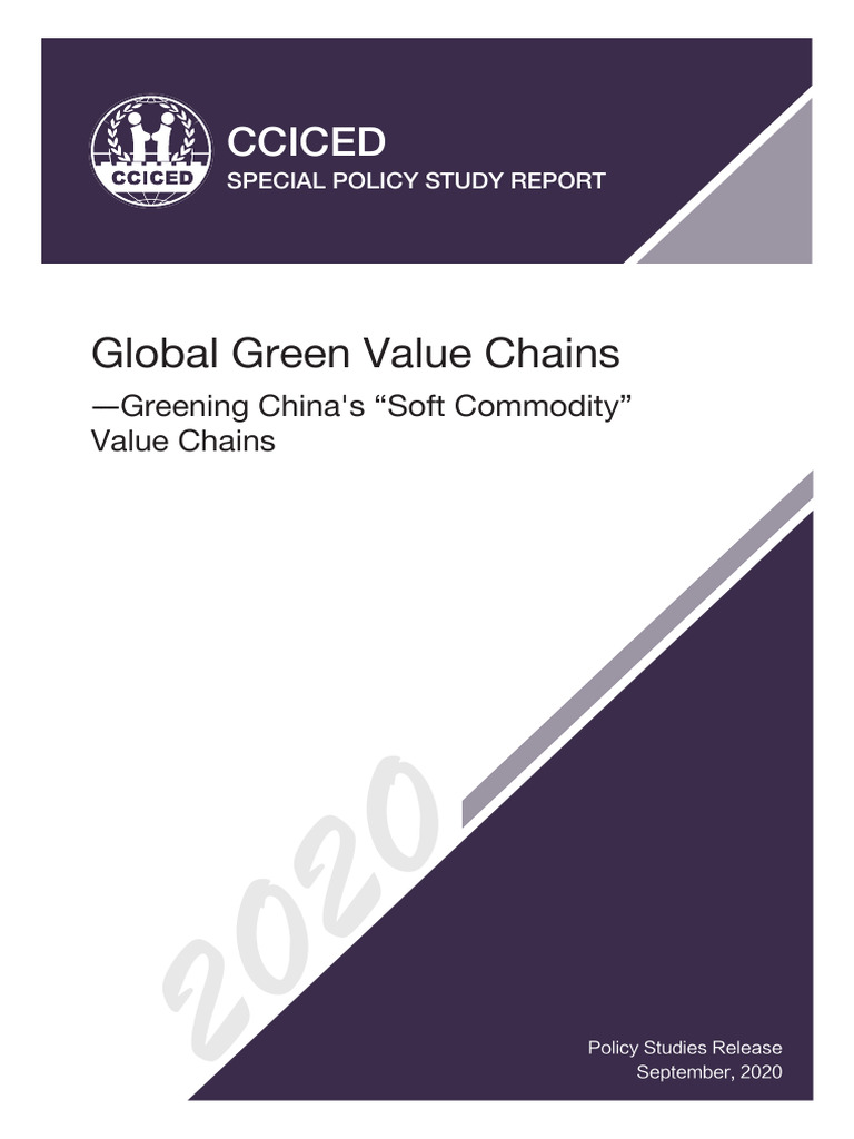 SPS 4 2 Global Green Value Chains 1 | PDF | Deforestation | Sustainability