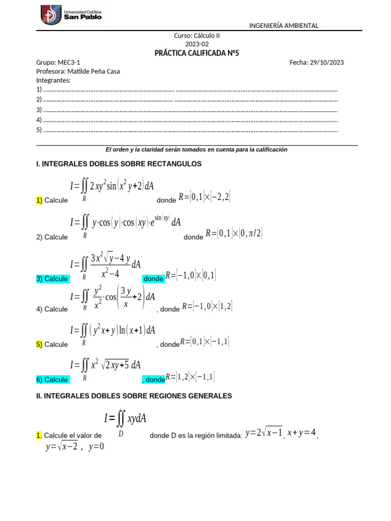 Práctica Calificada 05 Amb3-1 | PDF
