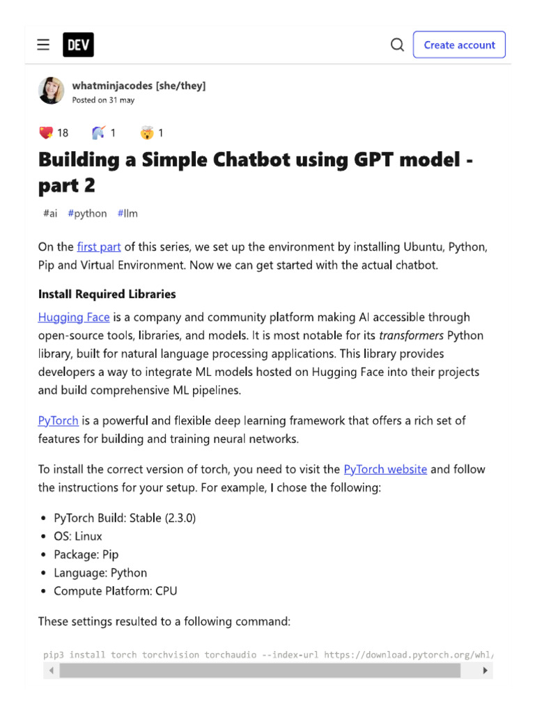 Chatbot With gpt2 | PDF