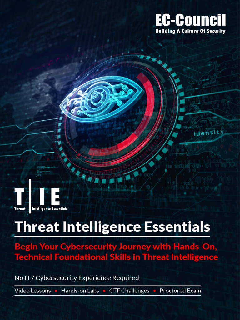 Threat Intelligence Essentials Tie Brochure | PDF | Computer Security ...