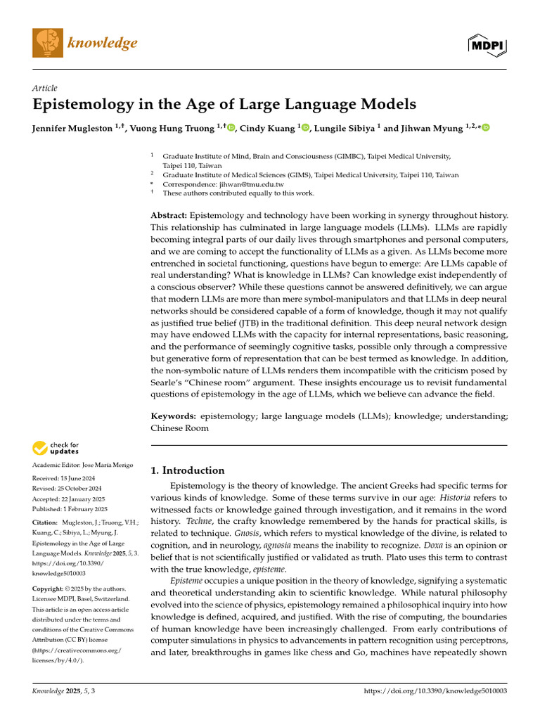 knowledge-05-00003-v2 | PDF | Epistemology | Knowledge