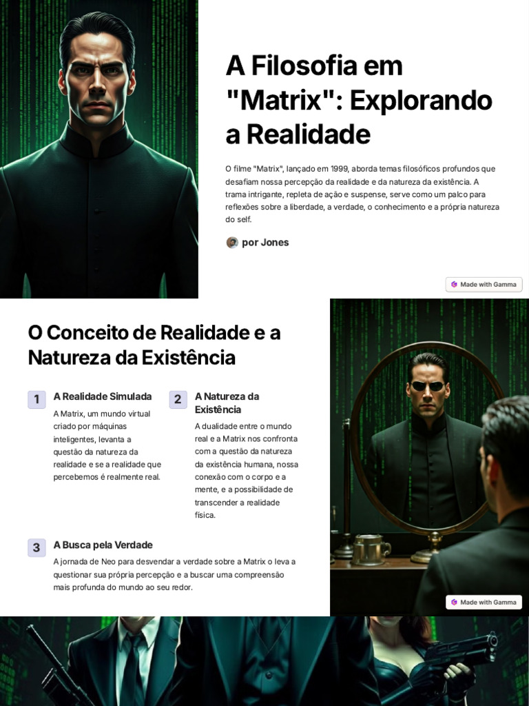 A Filosofia em Matrix Explorando A Realidade | PDF | Relativismo ...
