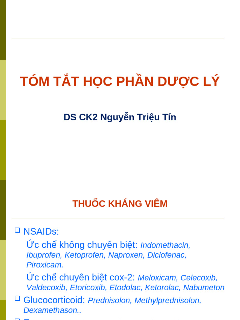 Tom Tat Duoc Ly | PDF