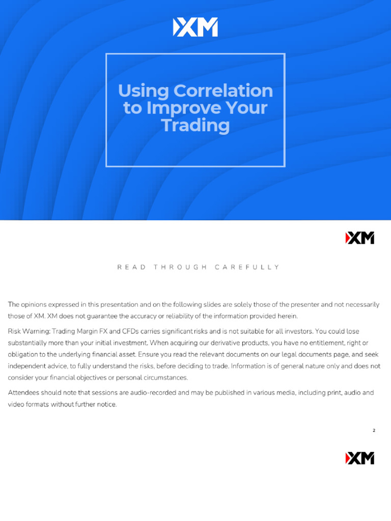 XM_Using_Correlation_to_improve_your_trading | PDF | Gold As An Investment | International Finance