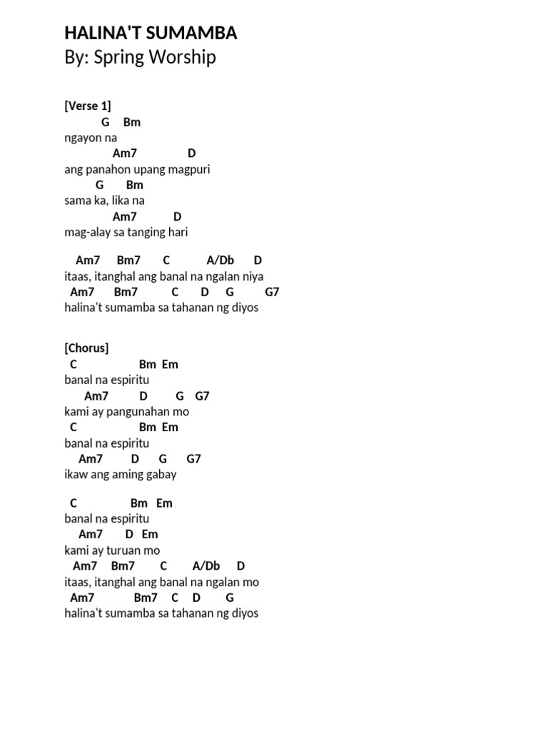 Halinat Sumamba | PDF